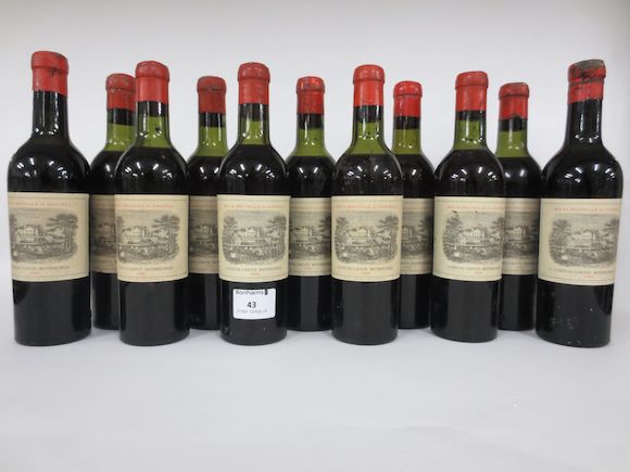 Bonhams : Chateau Lafite Rothschild 1949 (11 half-bottles)