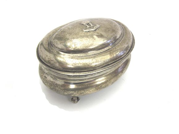 Bonhams : An Edwardian silver lidded sugar box / caddy by John Bodman ...