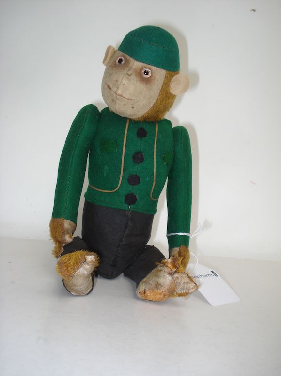 Bonhams : Shuco Yes/No monkey Bell-Hop, German 1920's