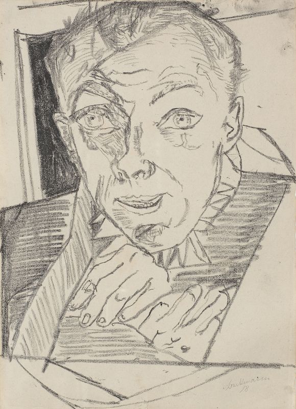 Bonhams : Max Beckmann (German, 1884-1950) Self-Portrait Lithograph ...