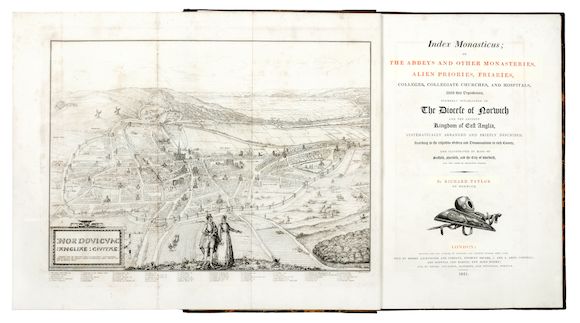 Bonhams : EAST ANGLIA TAYLOR (RICHARD) Index Monasticus ... Formerly ...