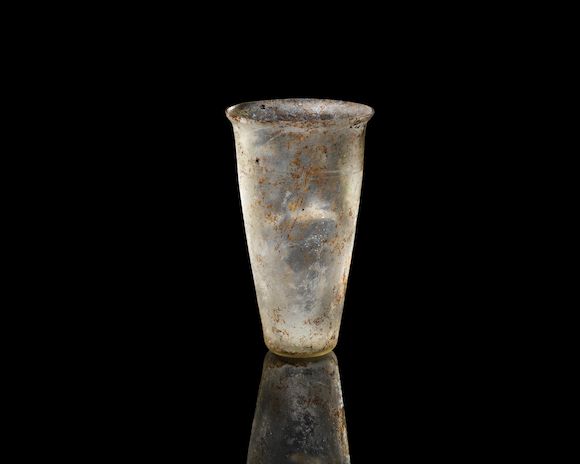 Bonhams : A Roman colourless glass beaker