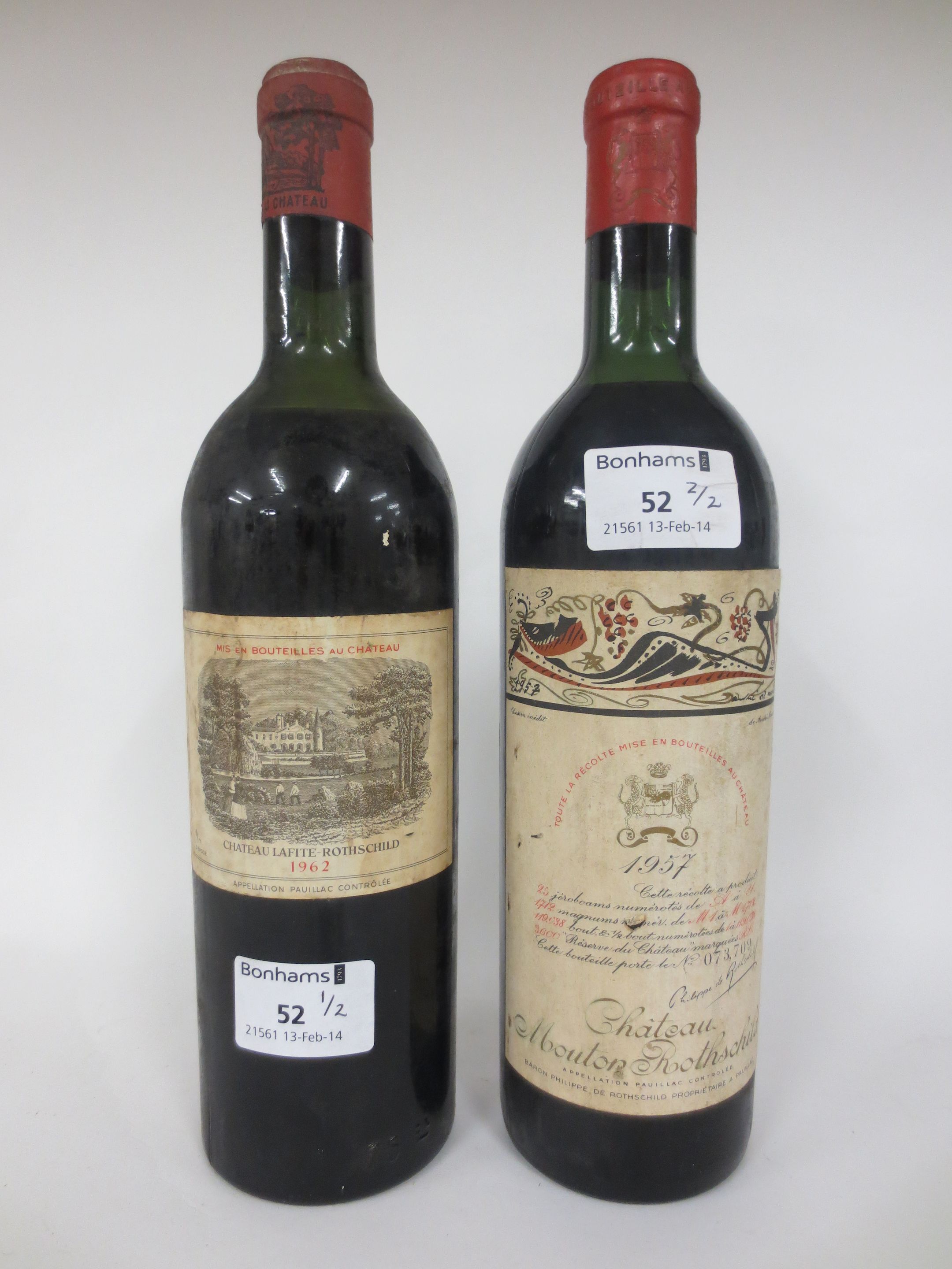 Bonhams : Chateau Mouton Rothschild 1957 (1) Chateau Lafite Rothschild ...