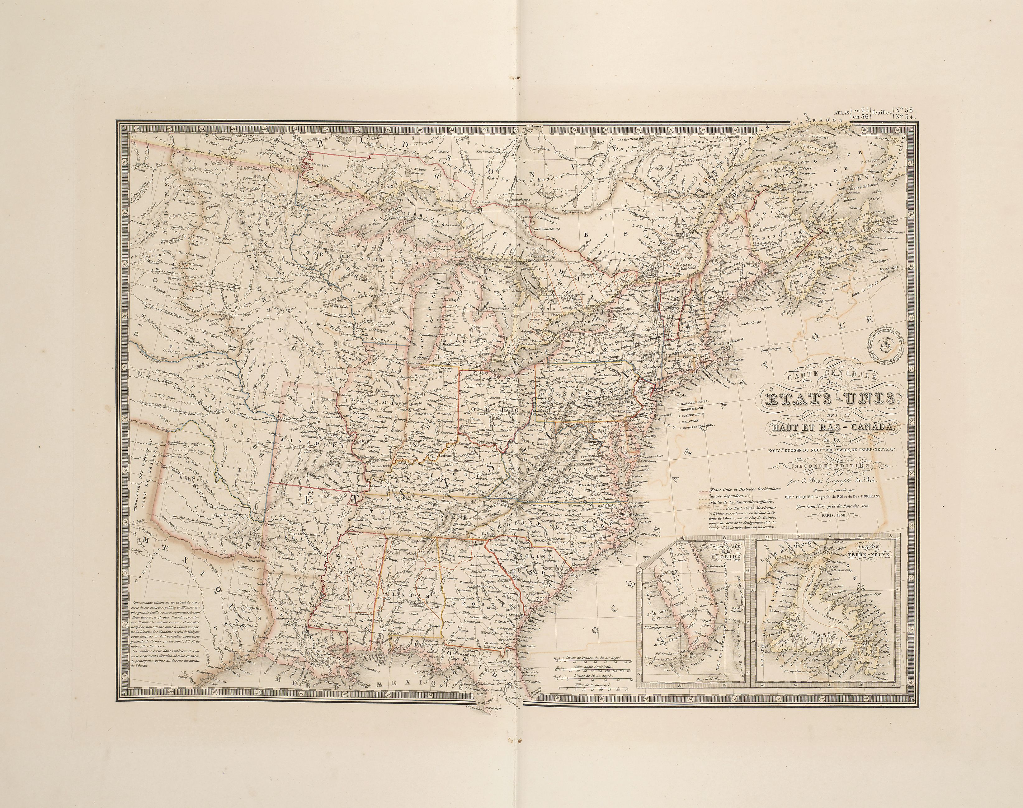 Bonhams : BRUÉ (ADRIEN HUBERT) Atlas universel de géographie physique ...