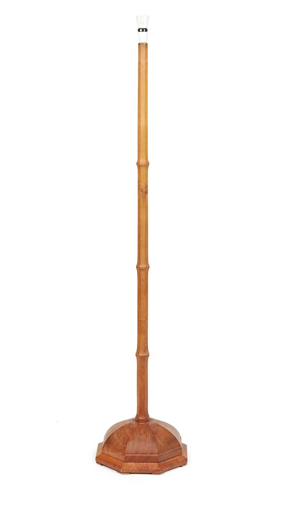 Bonhams : Hugh Birkett (1919-2002) a walnut standard lamp