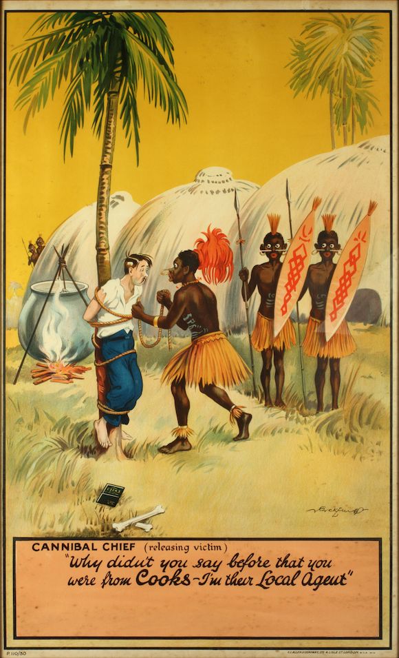 Bonhams : Cooks Tours Lithographic poster, published by S C Allen & Co ...