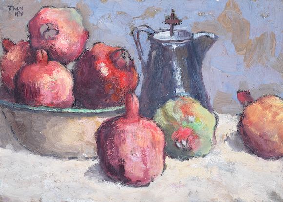 Bonhams : Conrad Theys (South African, born 1940) Still life with ...