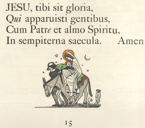 Bonhams : ST. DOMINIC'S PRESS Cantica Natalia viginti hymni in honorem ...