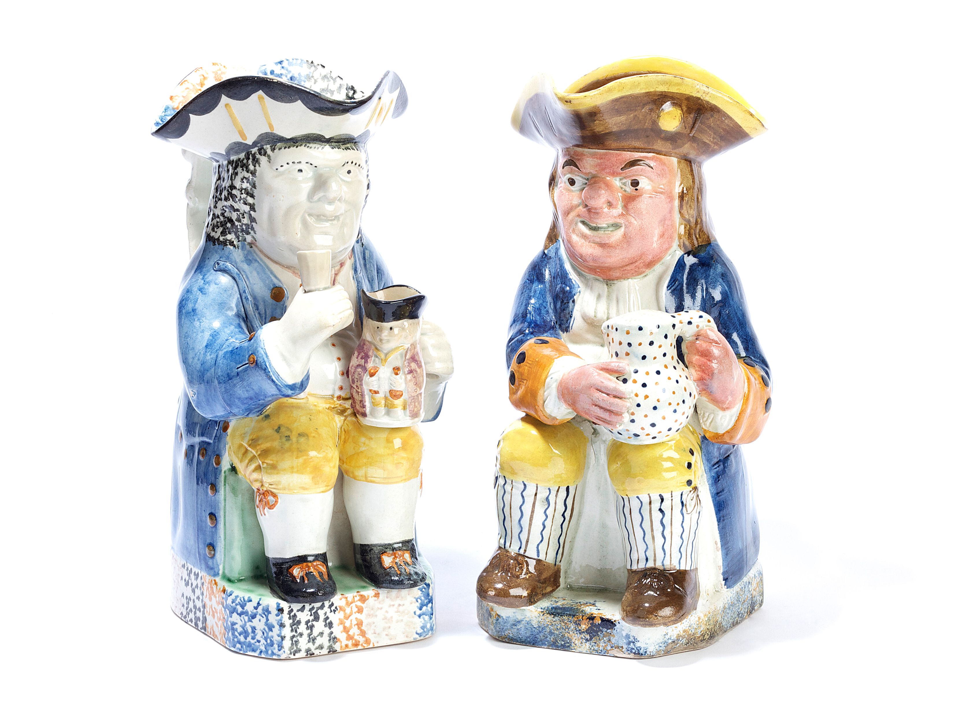 Bonhams : Two Toby Jugs of Yorkshire type, circa 1810