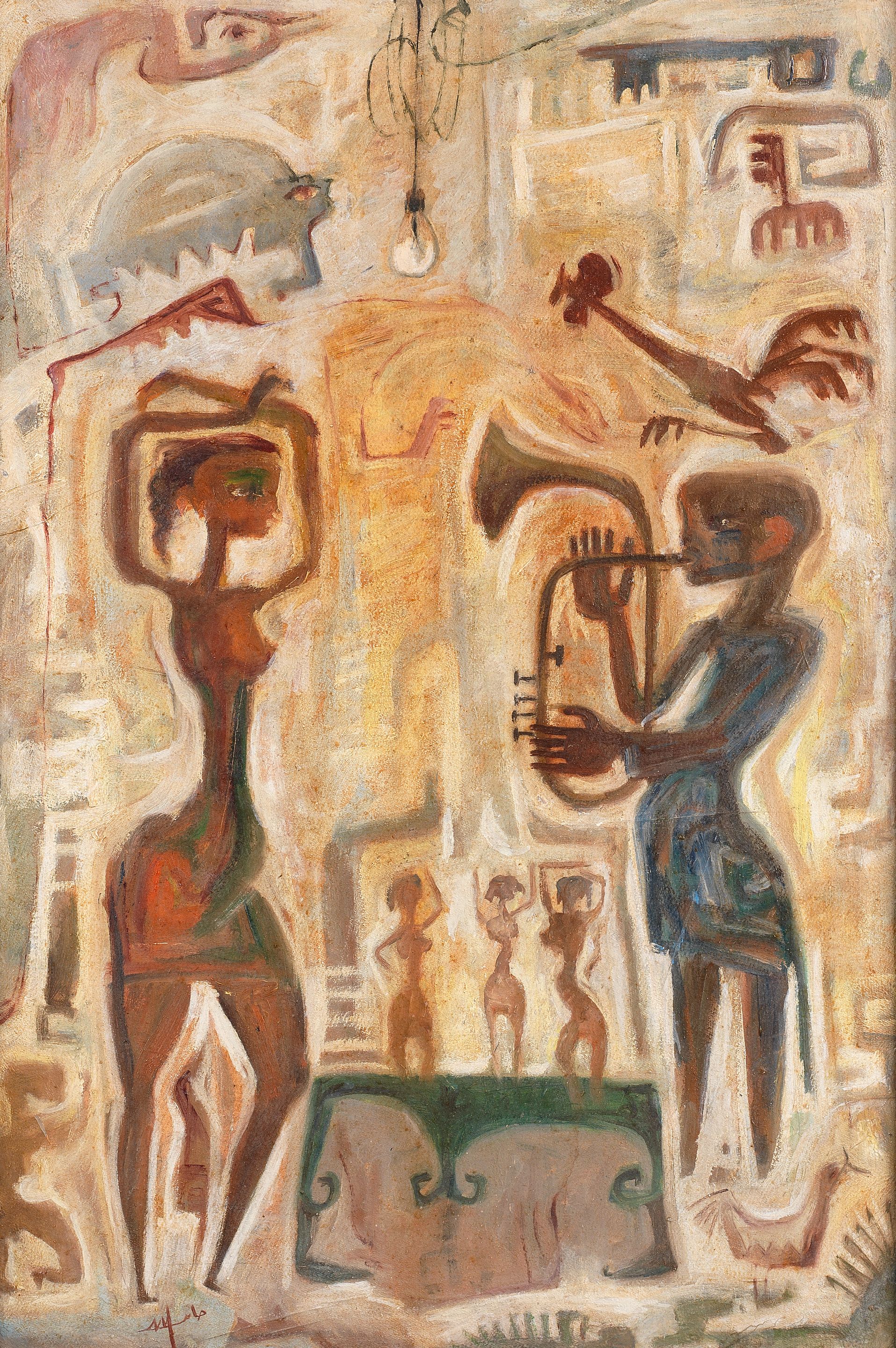 Bonhams : Hamed Nada (Egypt, 1924-1990) Untitled