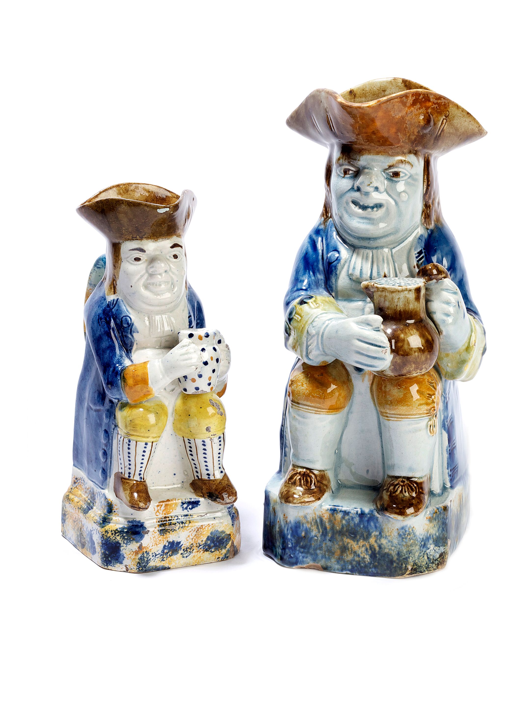 Bonhams : Two Pratt Ware Toby jugs, early 19th century