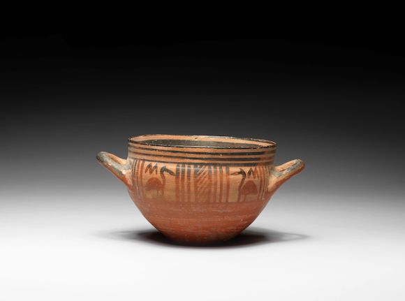 Bonhams : An Attic pottery kotile