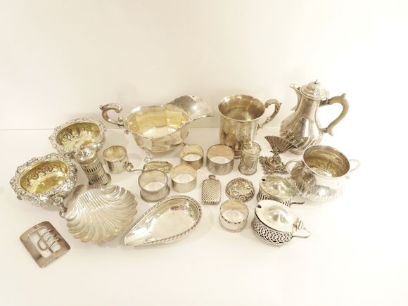 Bonhams : A collection of silver various makers and dates