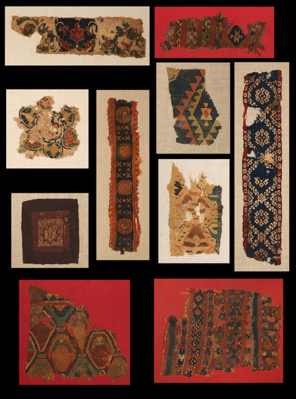 Bonhams : Ten Coptic textiles 10