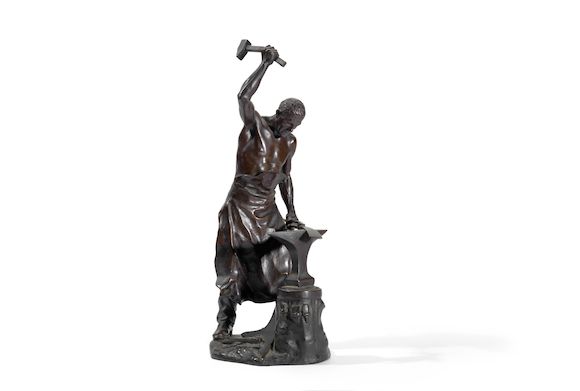 Bonhams : Paul Maris Louis Pierre Richer (French, 1849-1933): A bronze ...