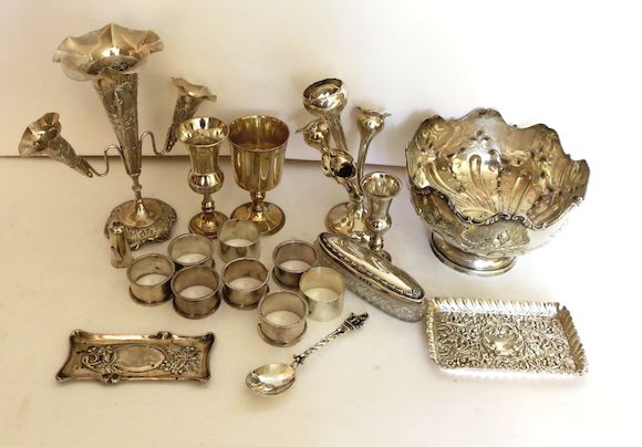 Bonhams : A collection of silver various makers and dates