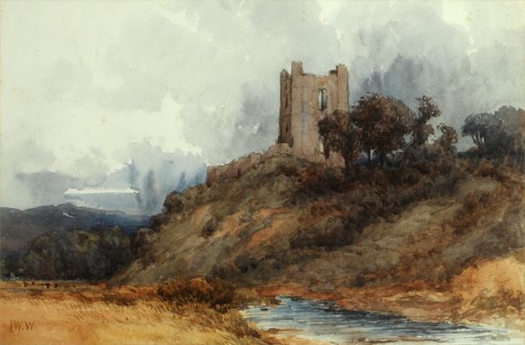 Bonhams : Josiah Wood Whymper (British, 1813-1903) King James' hunting ...