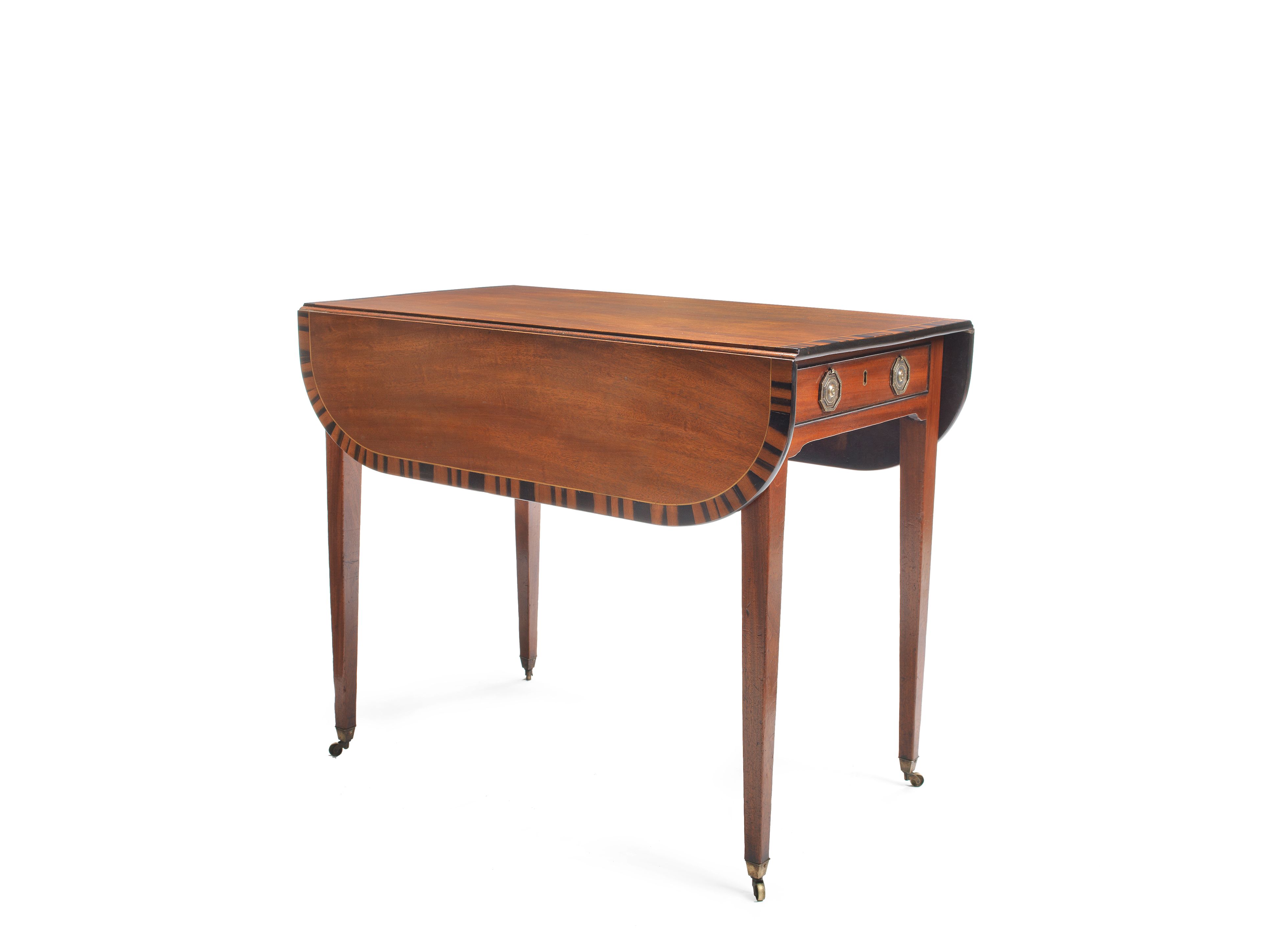 Bonhams : A George III mahogany and calamander crossbanded Pembroke table