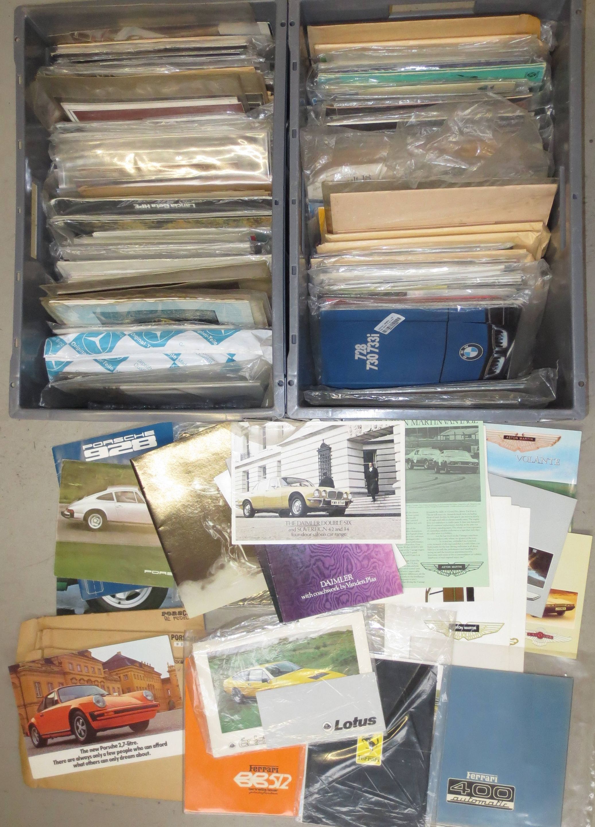 Bonhams Cars : A large collection of assorted motoring brochures and ...