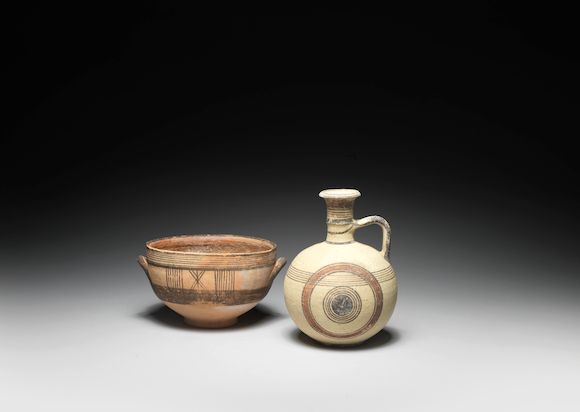 Bonhams : Two Cypriot bichrome ware vessels 2