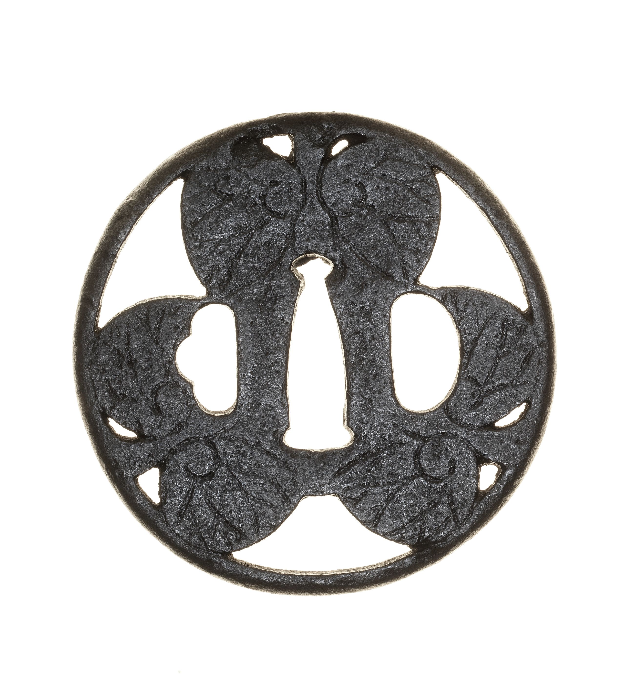 Bonhams : An Ono tsuba Late Muromachi Period, 16th century