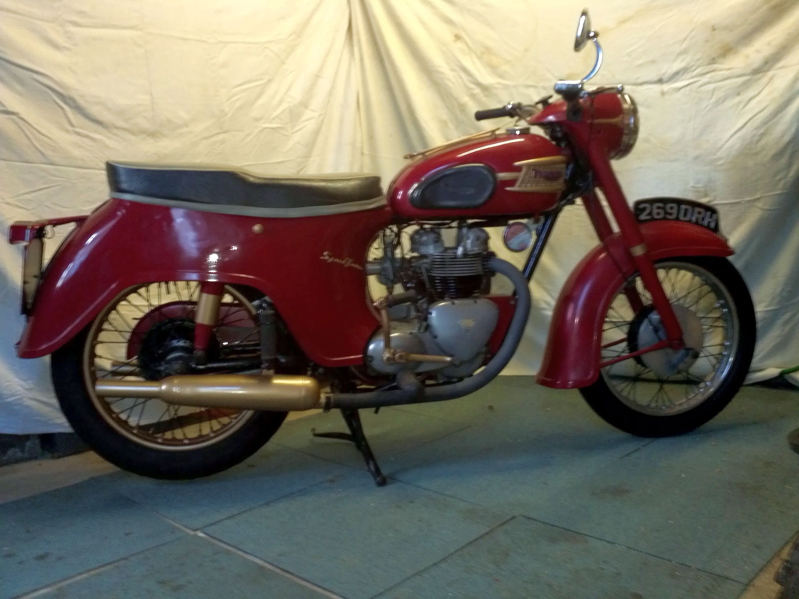 Bonhams Cars : 1961 Triumph 490cc 5TA Speed Twin Frame no. H22188 ...