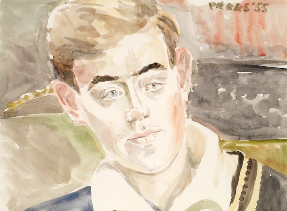 Bonhams : Peter Samuelson (British, 1912-1996) Portrait of a young man
