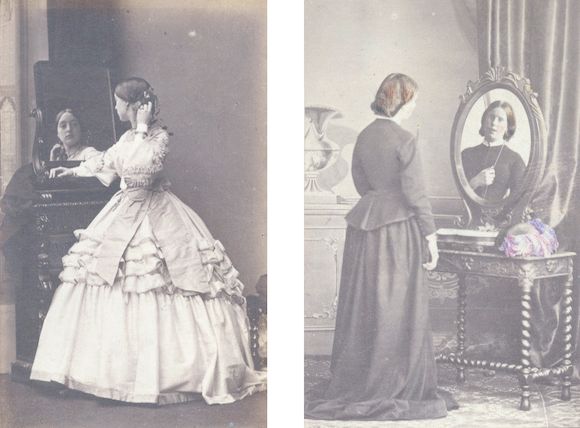 Bonhams : PHOTO ALBUMS - CURZON FAMILY Two albums of photographic carte ...