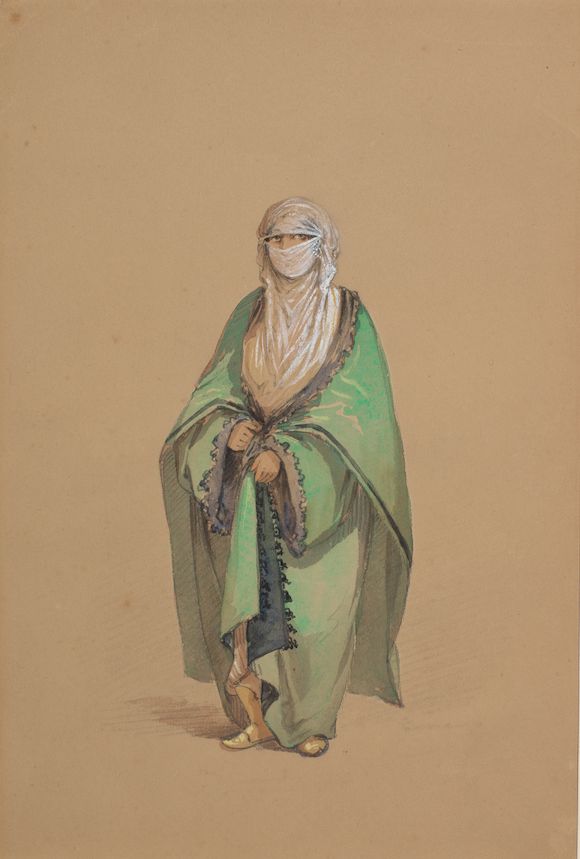 Bonhams : Follower of Amadeo, Count Preziosi (Malta, 1816-82) Nine ...