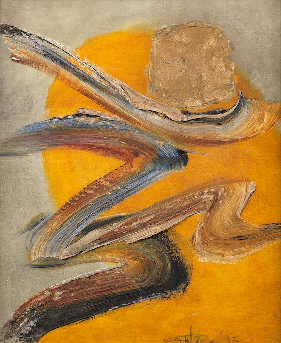 Bonhams : Ismail Gulgee (Pakistan, 1926-2007) Om,