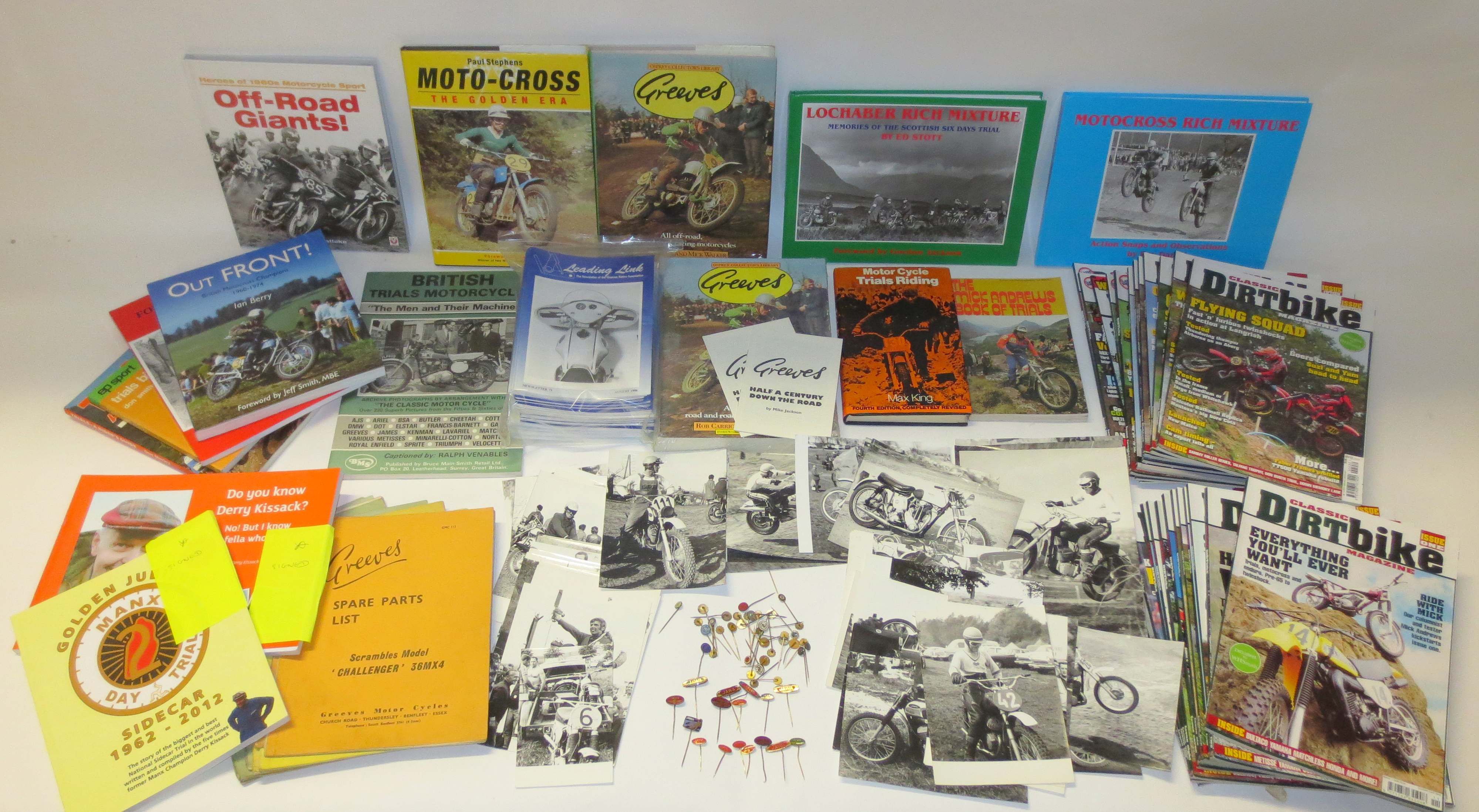 Bonhams Cars : Literature, photographs and badges relating to trials ...