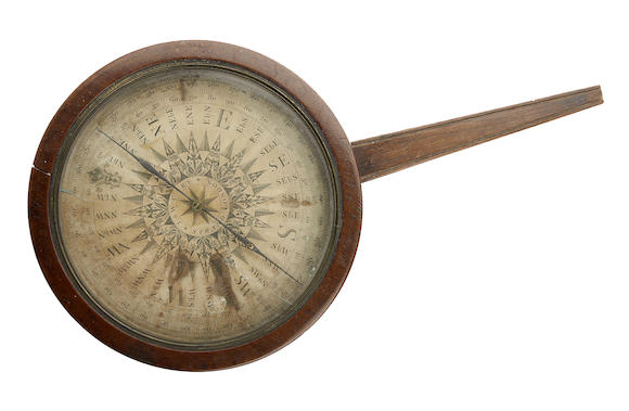 Bonhams An Early 19th Century Mahogany Framed Compass