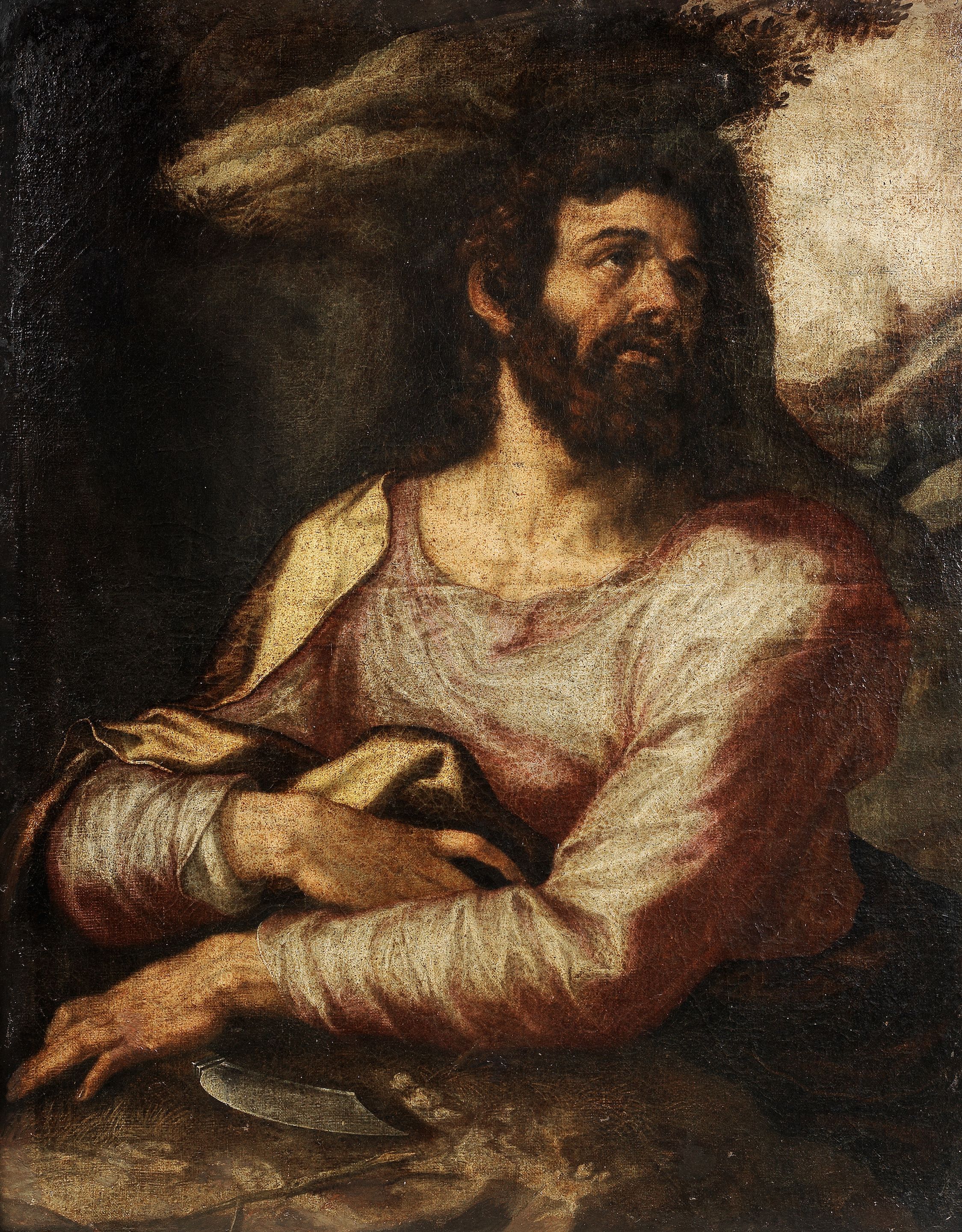 Bonhams : Flemish School, 17th Century Saint Bartholomew