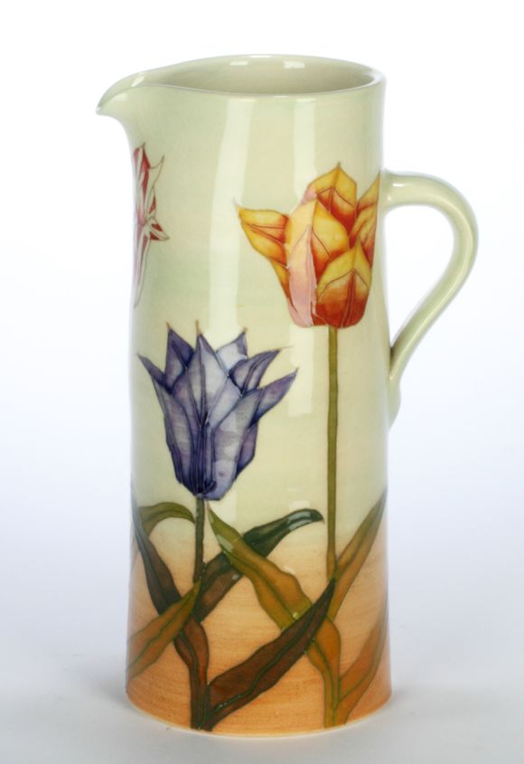 Bonhams : A pair of Moorcroft vases, another Moorcroft vase and a Sally ...