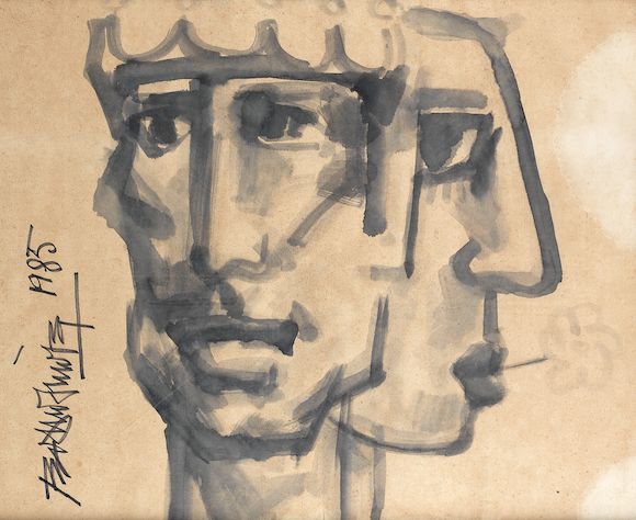 Bonhams : Bashir Mirza (Pakistan, 1941-2000) Untitled,