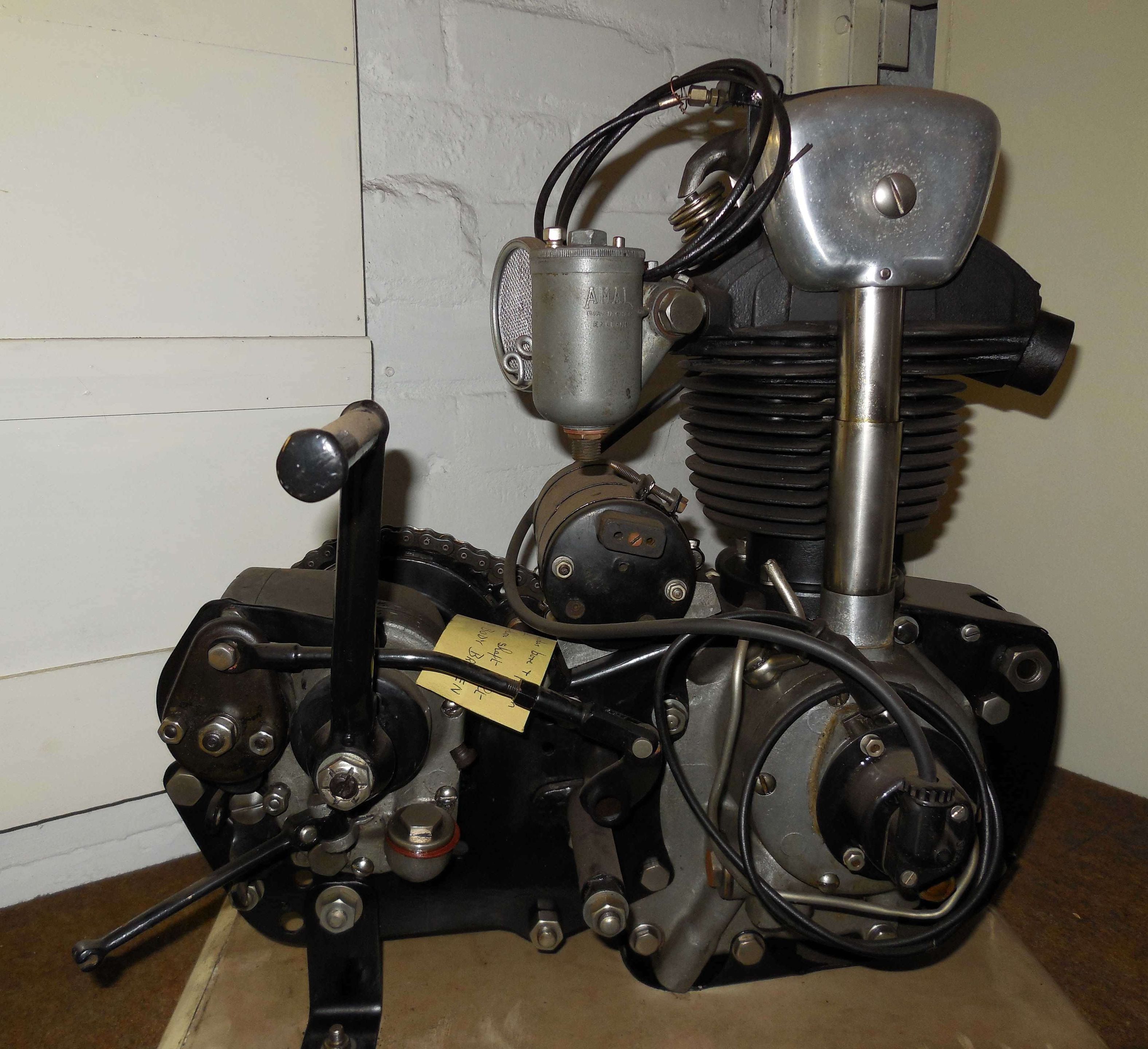 Bonhams Cars : A Rudge 250 engine and gearbox,