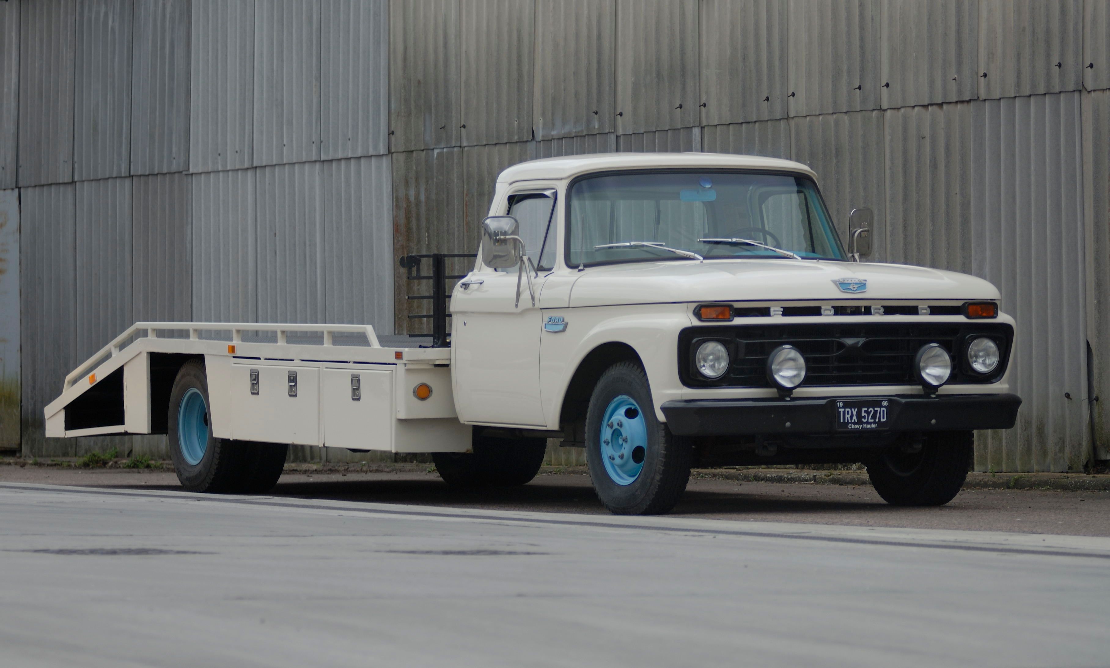 Bonhams Cars : Left-hand drive,1966 Ford Race Car Transporter Chassis ...
