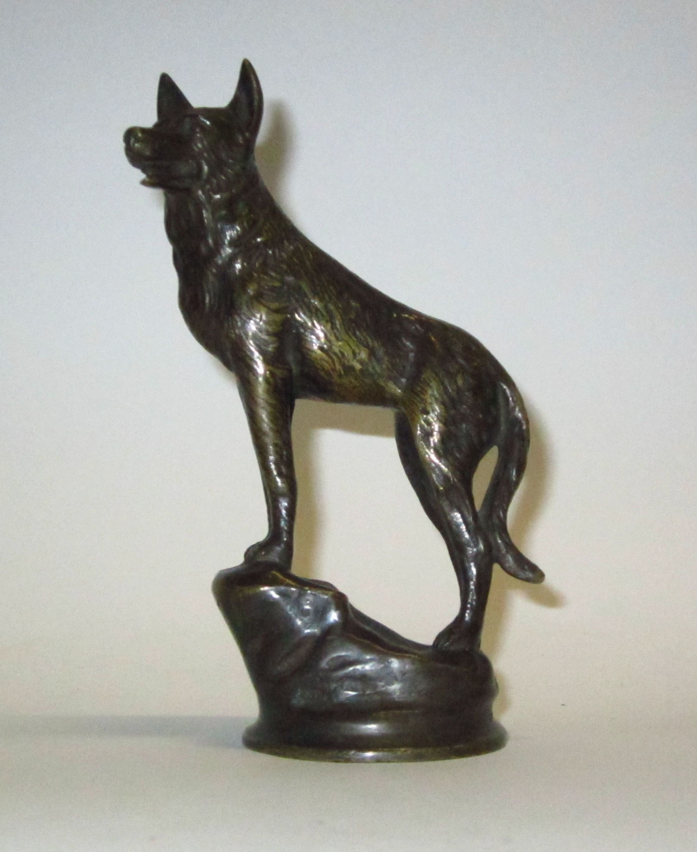 Bonhams Cars : An Alsatian Dog mascot by Charles Paillet, produced by A ...