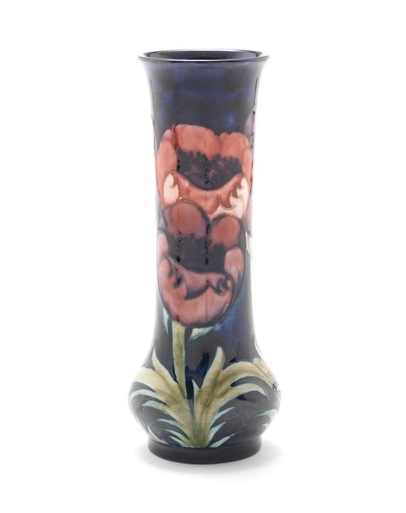 Bonhams : William Moorcroft 'Big Poppy' a Vase, circa 1925