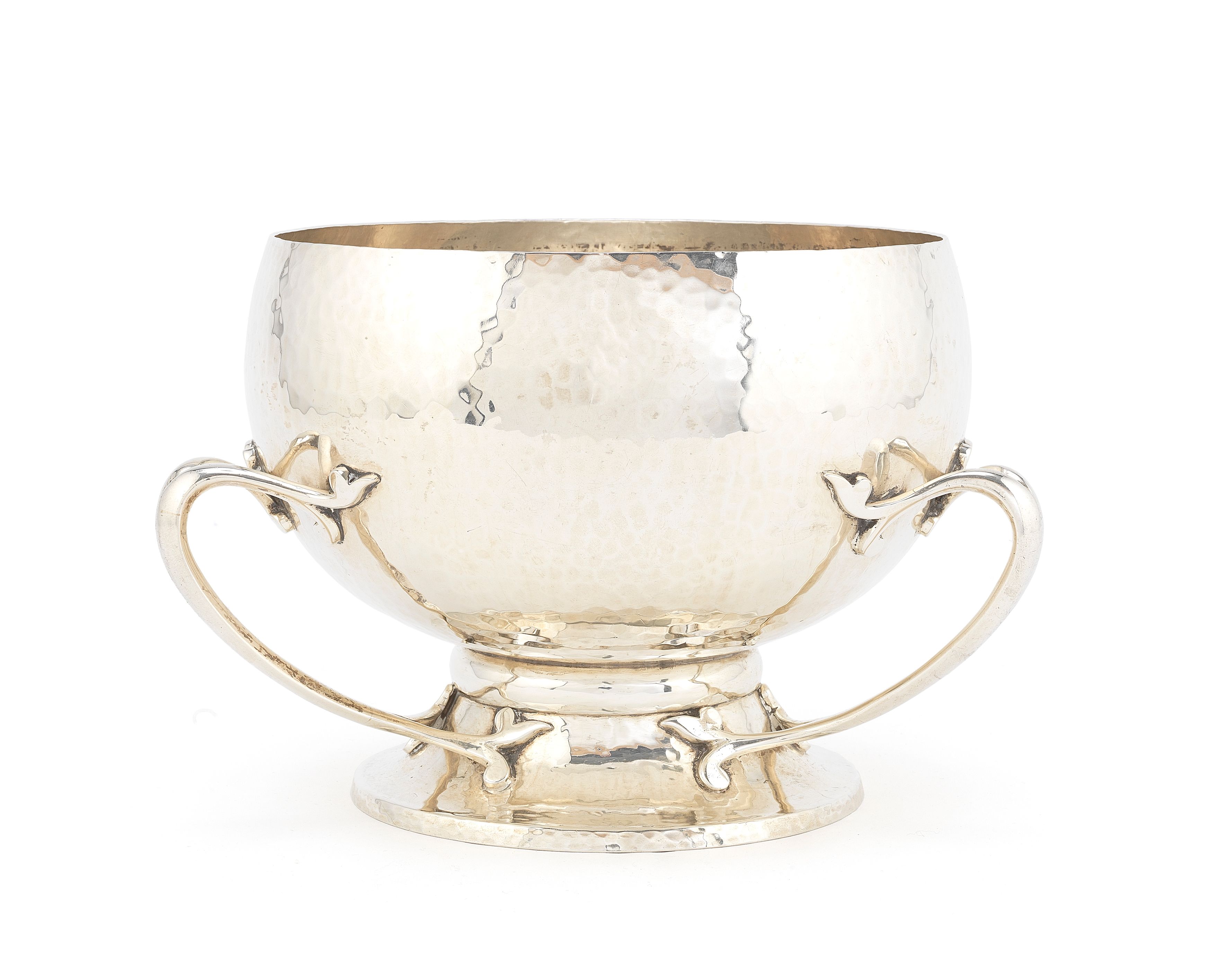 Bonhams : An Edwardian silver three-handled rosebowl in the Arts and ...