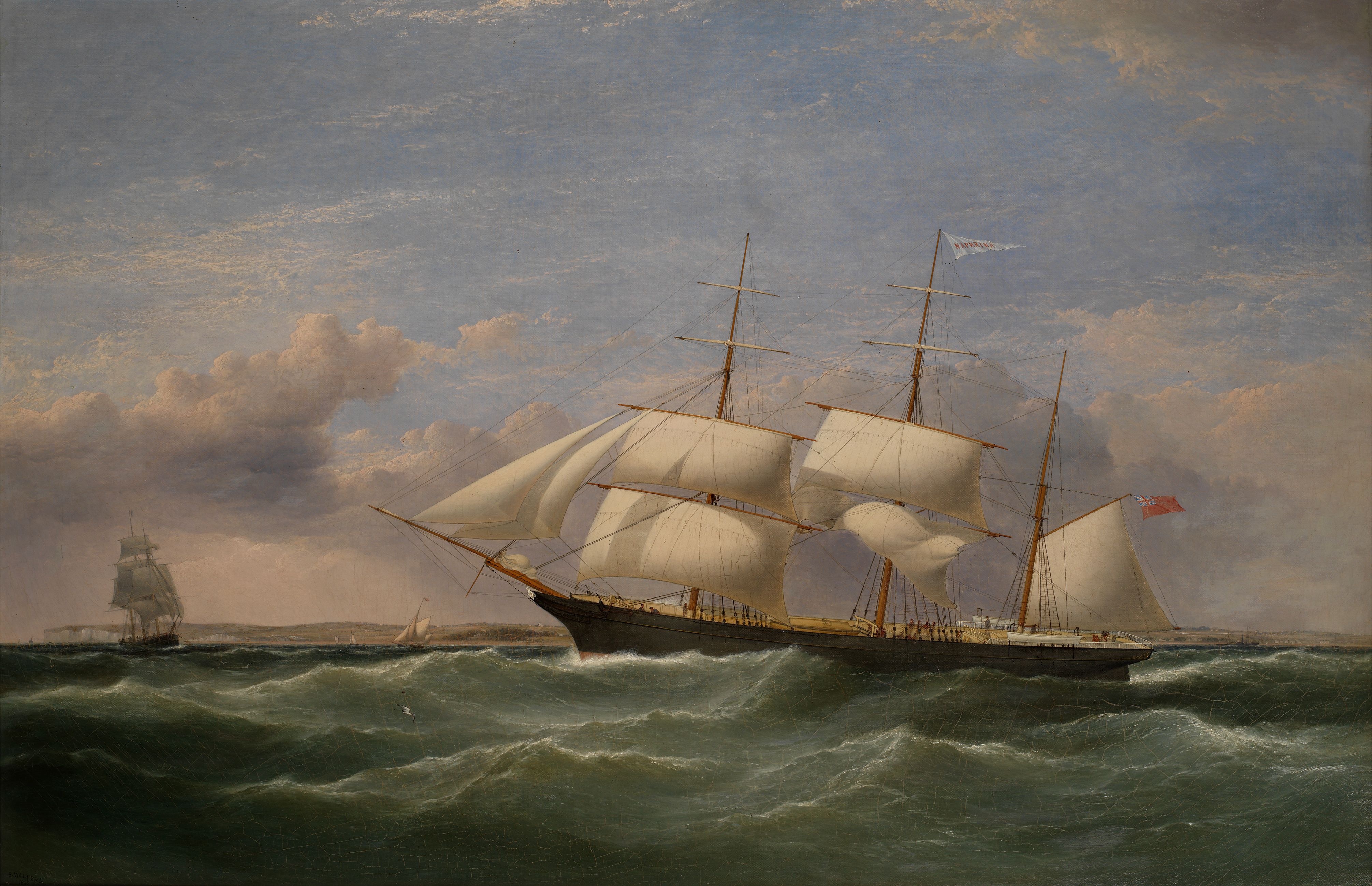 Bonhams : Samuel Walters (British, 1811-1882) The Barque Naparima outward bound off Deal