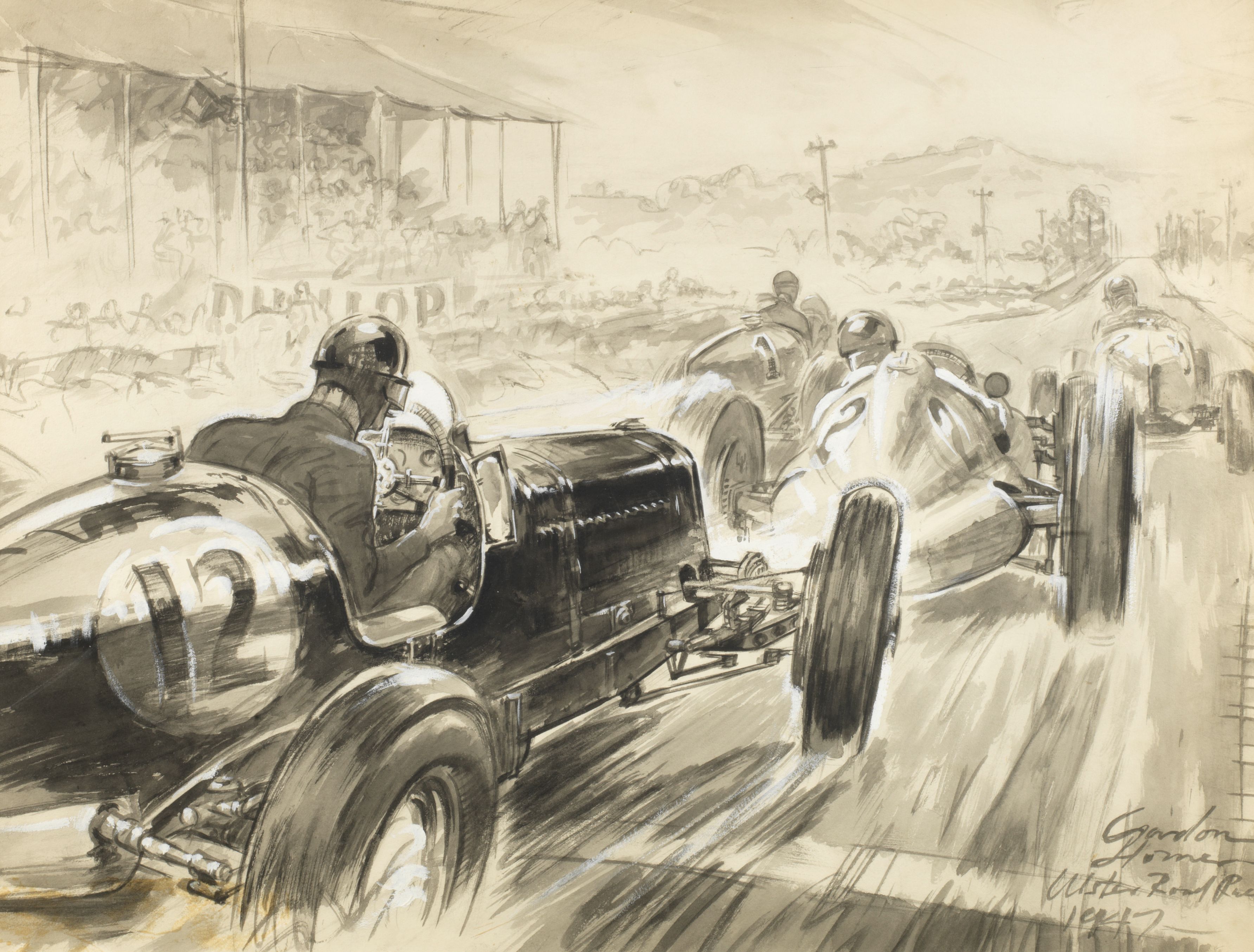 Bonhams Cars : Gordon Horner (British, 1915-2006), '1947 Ulster Trophy ...