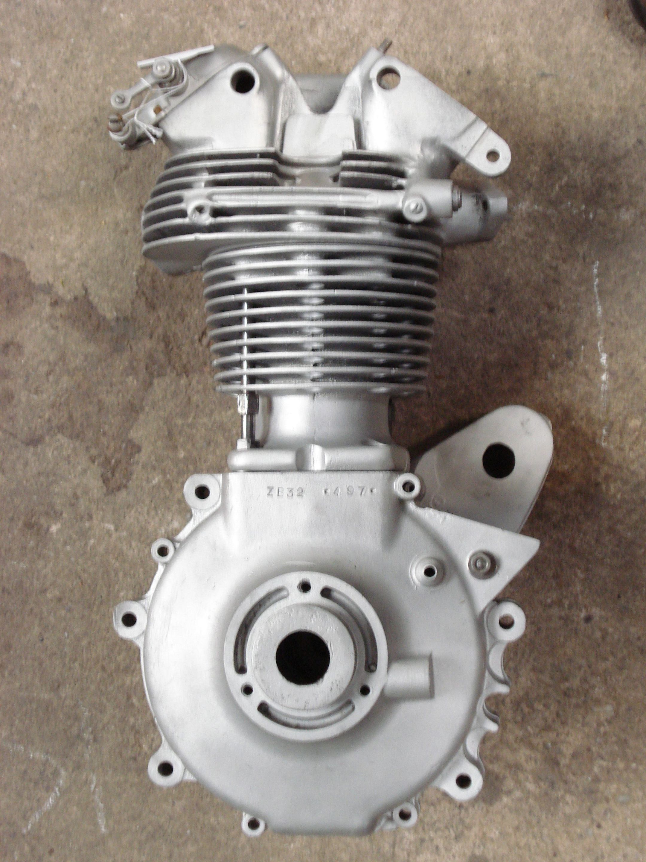 Bonhams Cars : A pair of BSA ZB32 competition engine crankcases, circa ...