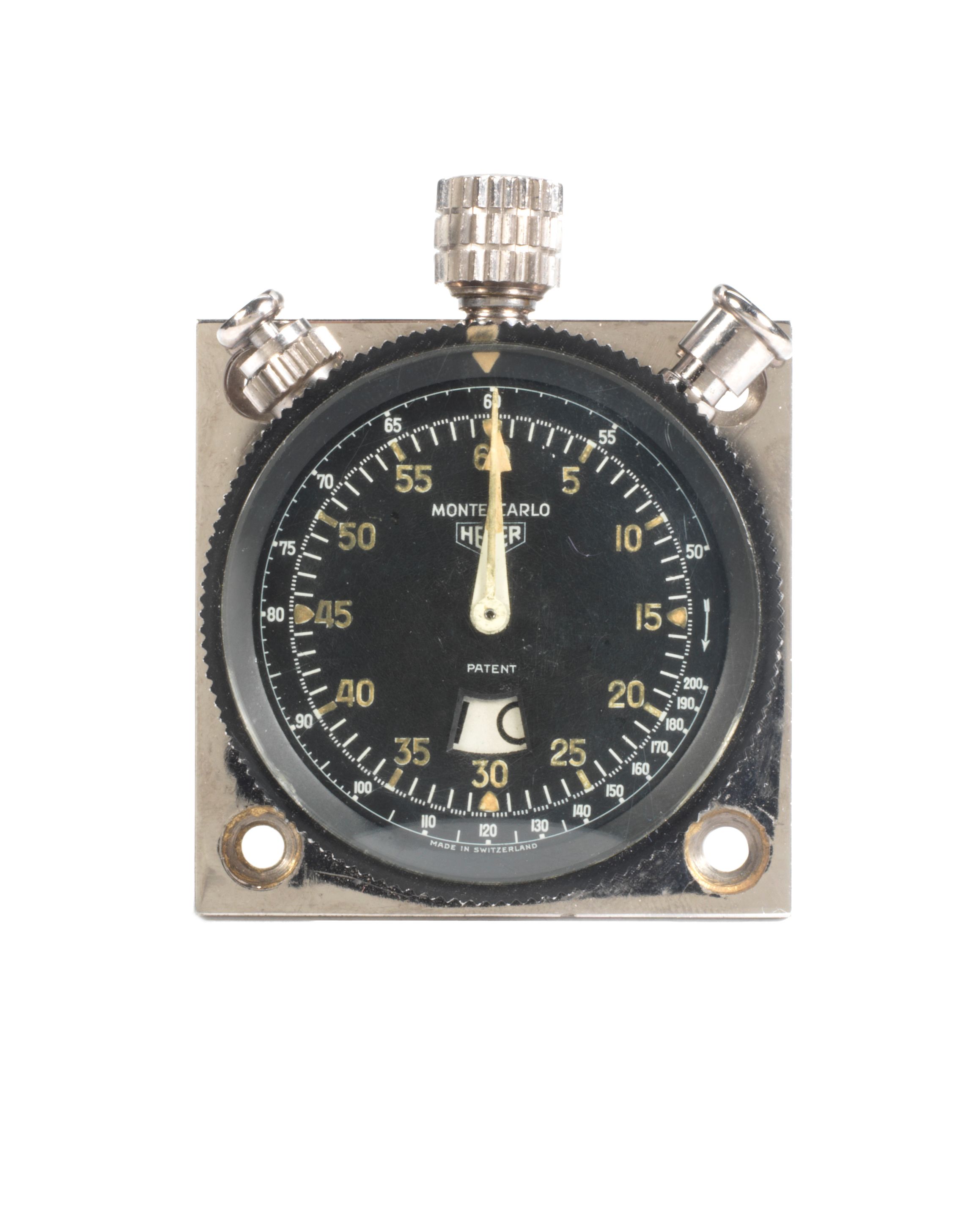 Bonhams Cars : A Heuer 'Monte Carlo' dashboard stopwatch/laptimer, 1970s,