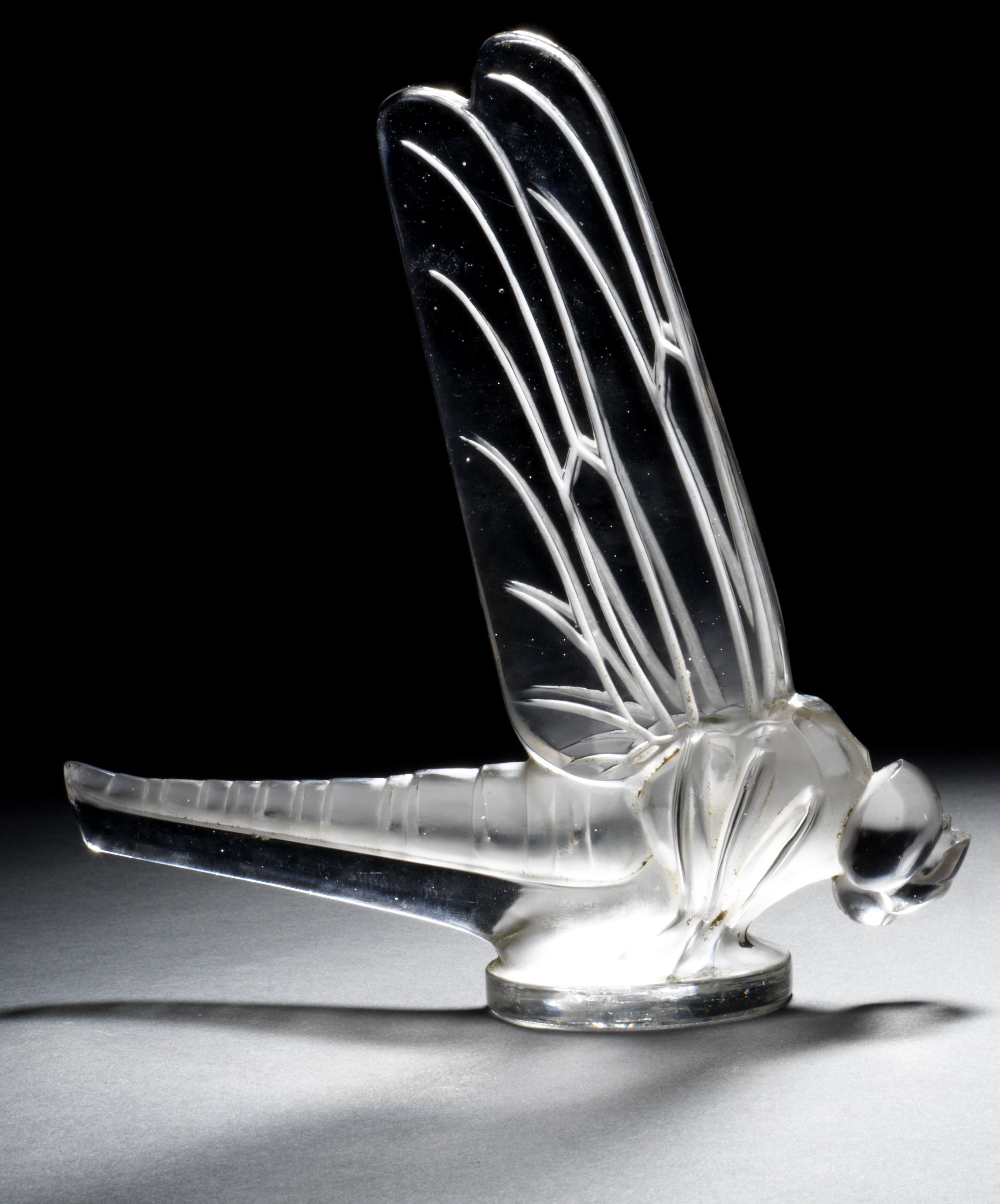 Bonhams Cars : A 'Grand Libellule,' Large Dragonfly glass mascot by ...