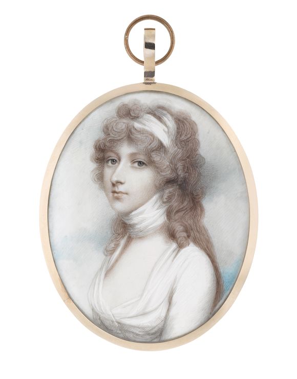 Bonhams : Andrew Plimer (British, 1763-1837)A Lady called, Lady Dunn ...