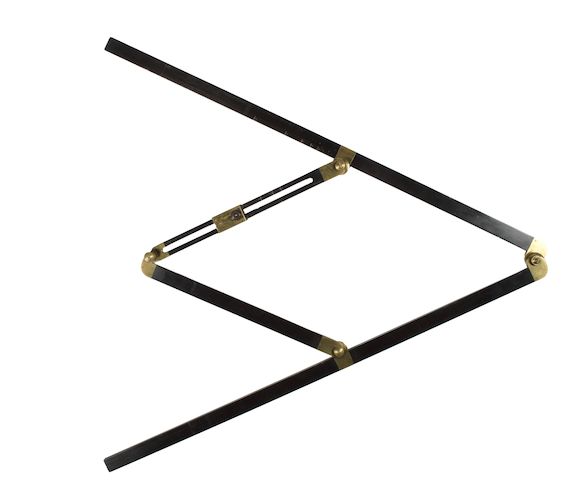 Bonhams : A Lennel brass and ebony pantograph French, dated 1778,