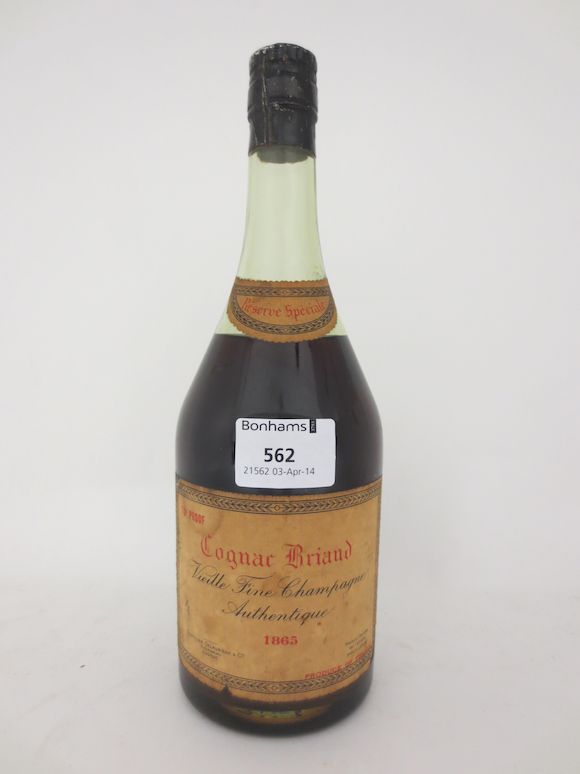 Bonhams : Briand Vieille Fine Champagne Cognac Authentique, Reserve ...