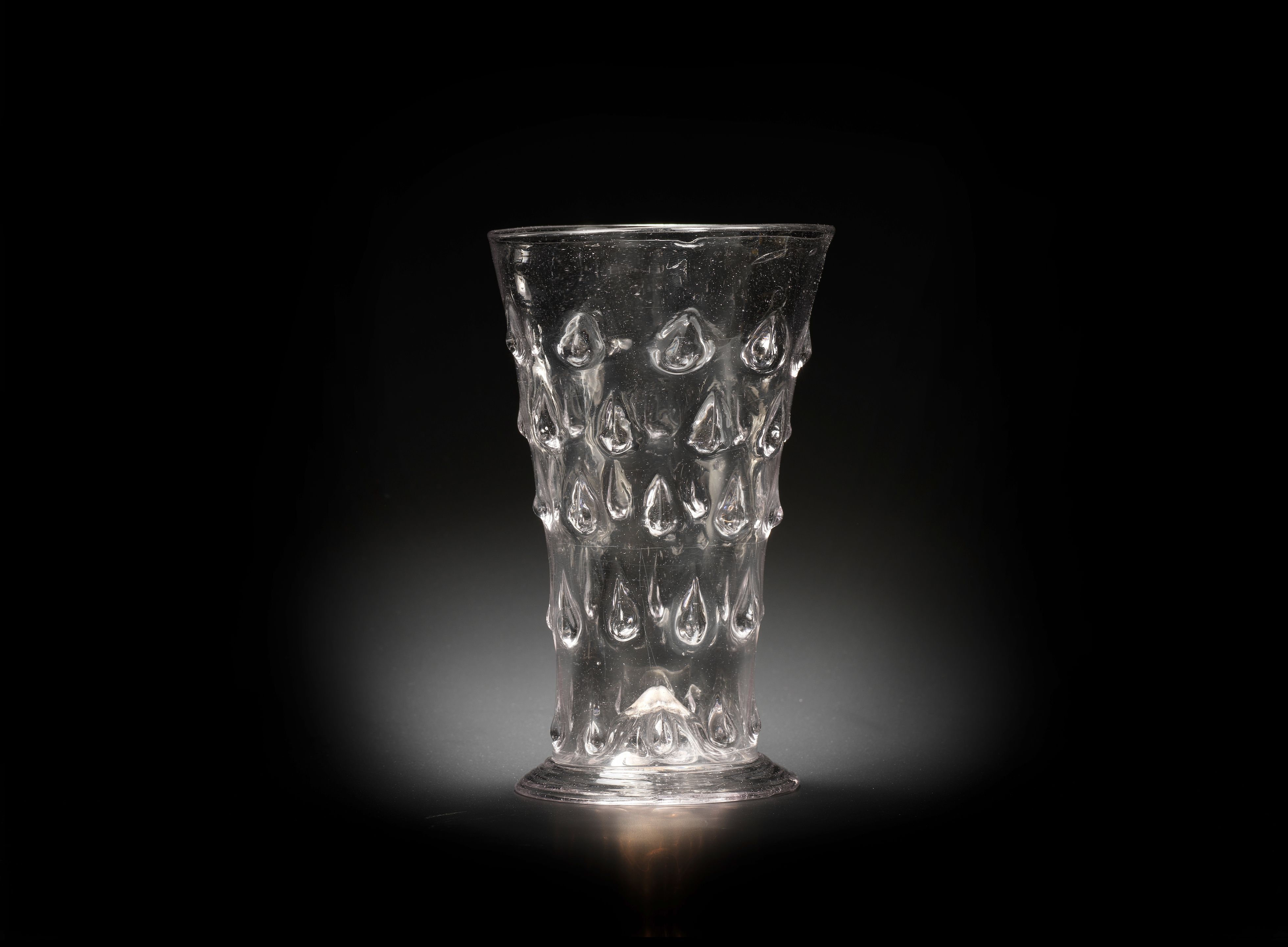 Bonhams : A large pattern-moulded beaker or Warzenglas, Dutch or German ...