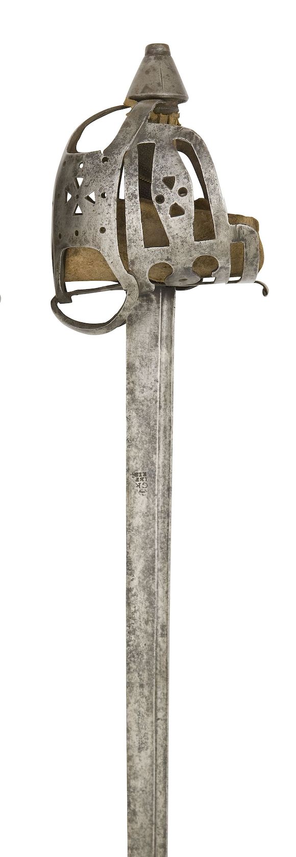 Bonhams : A Basket-Hilted Backsword Of The 42nd Royal Highland Regiment ...